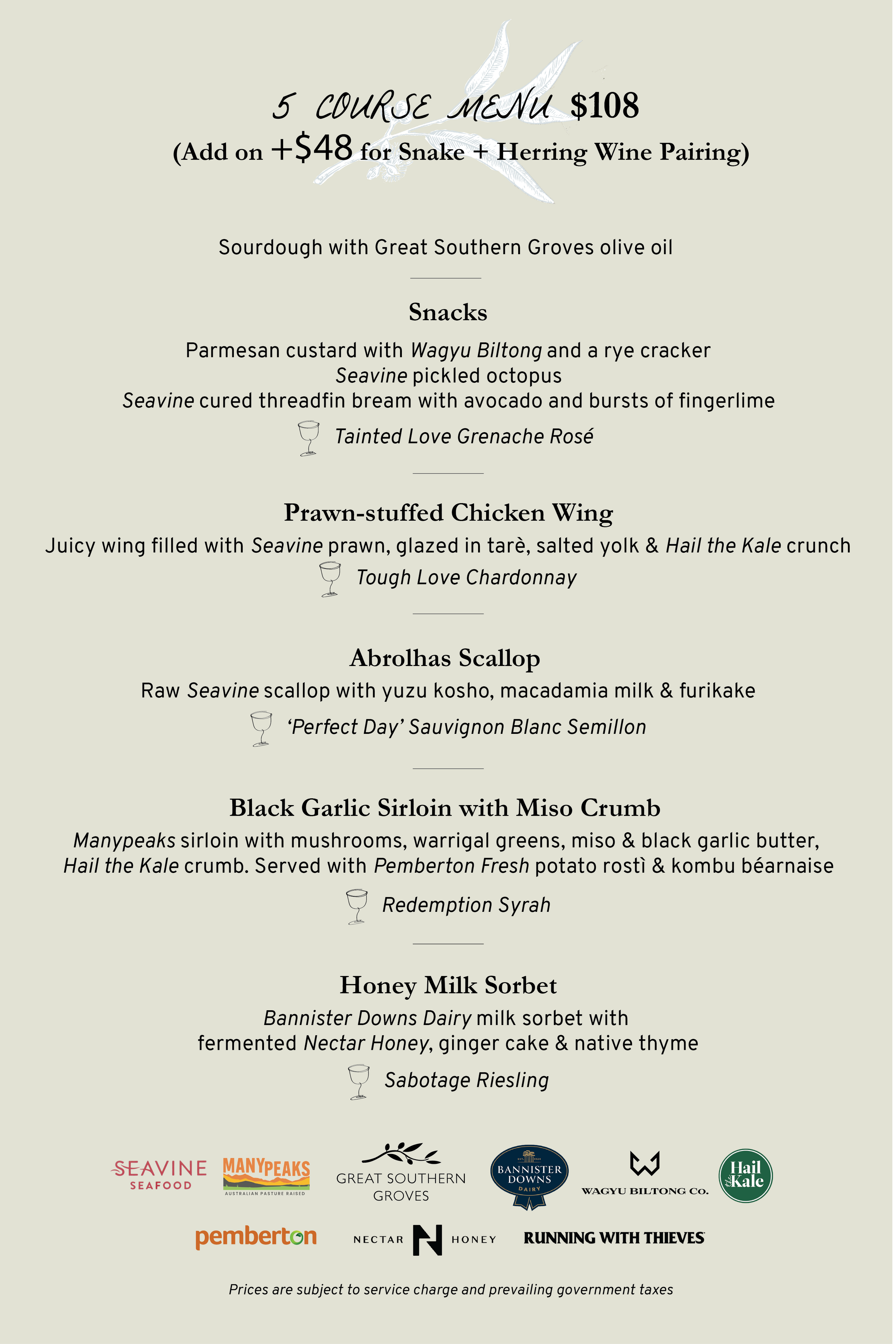 Menu – Little Farms
